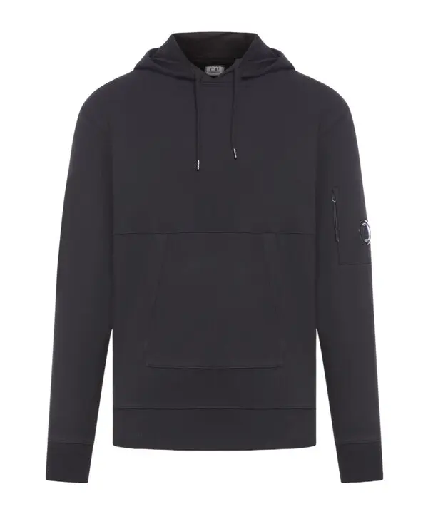 C.P. COMPANY Lens Detailed Drawstring Hoodie
