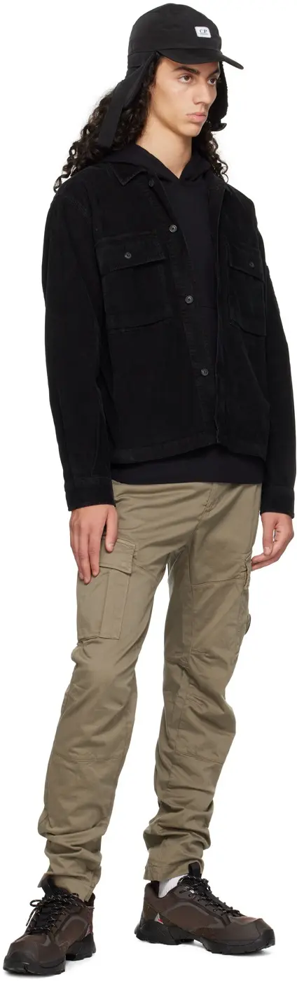 C.P. COMPANY Lens Detailed Drawstring Hoodie