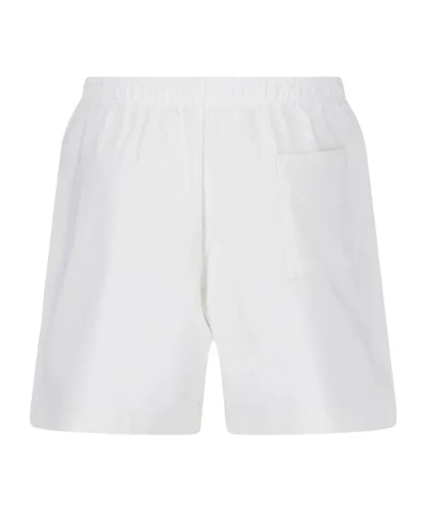 SPORTY  RICH Sporty & Rich Elastic Waist Shorts With Logo Detail