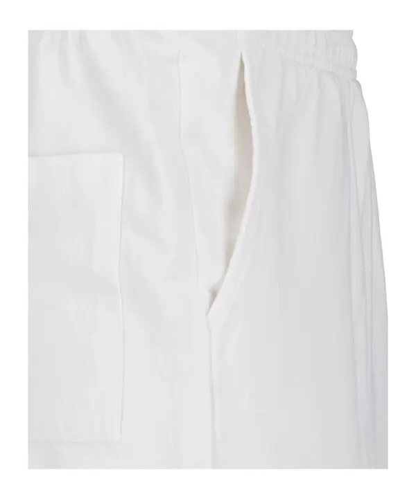 SPORTY  RICH Sporty & Rich Elastic Waist Shorts With Logo Detail