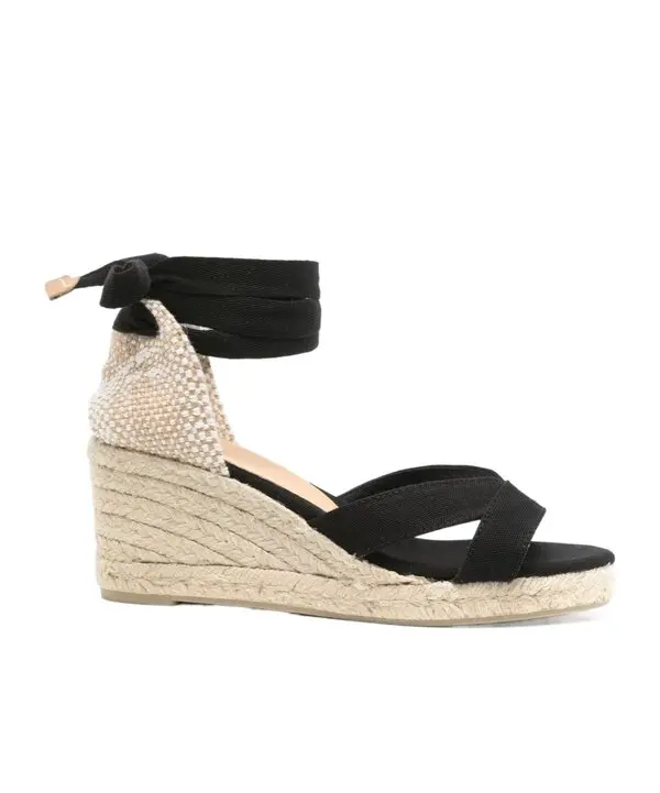 CastaÑer Wedge High-heeled Sandals - Nude