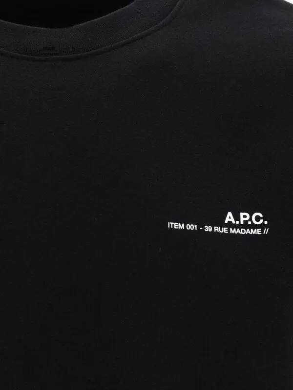 A.p.c. Logo Printed Crewneck Sweatshirt