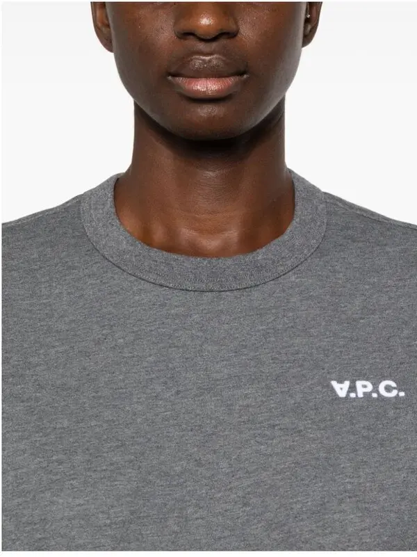 A.p.c. Flocked-logo Cotton Sweatshirt