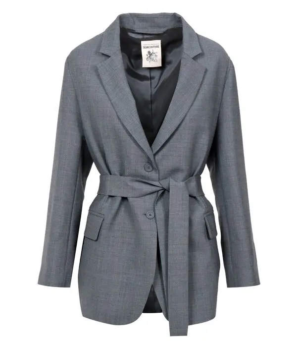 SEMICOUTURE Long-sleeved Casual Jacket