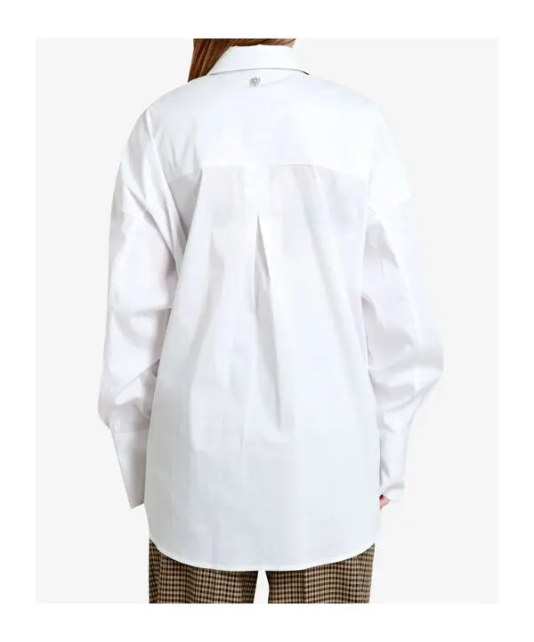 ANIYE BY Long-sleeved Shirt With Prince Of Wales Tie Detail