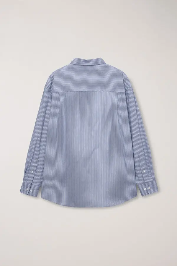 DUNST Striped Button-up Shirt
