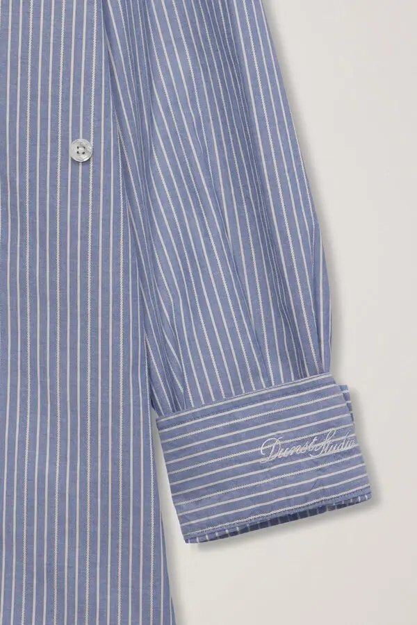DUNST Striped Button-up Shirt