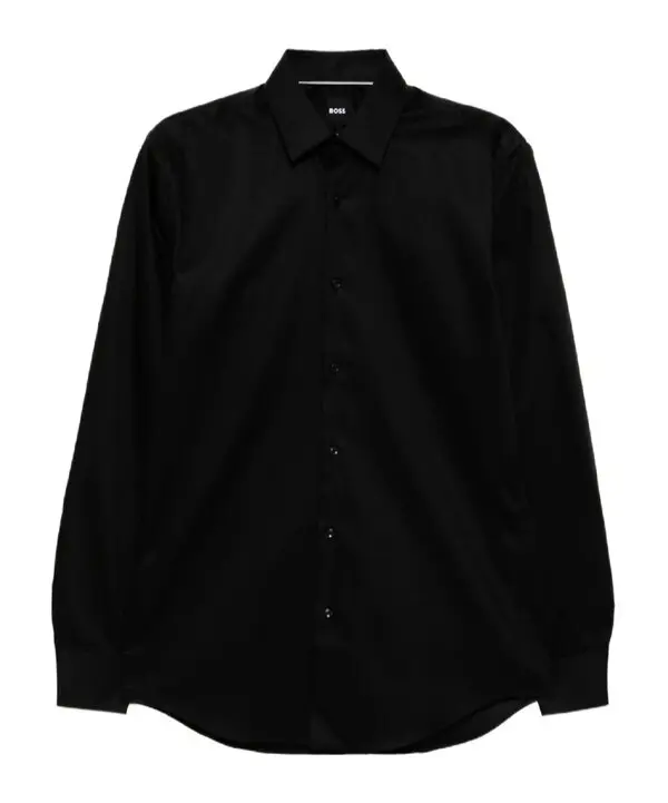 Hugo Boss Cotton Shirt - Black