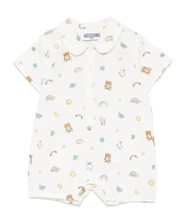 Moschino Graphic-print Shorties - White