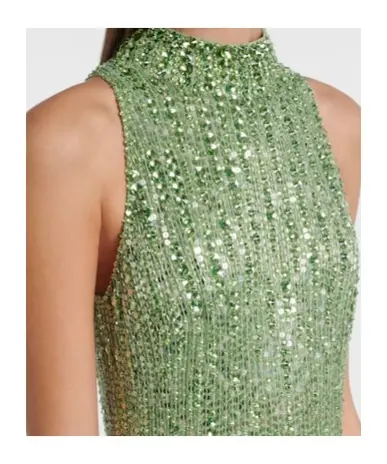 Jenny Packham Benie Embellished Halterneck Gown