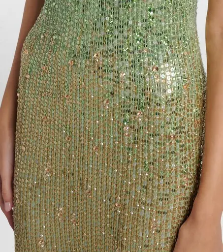 Jenny Packham Benie Embellished Halterneck Gown