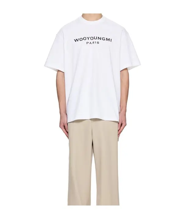 WOOYOUNGMI Logo-print Cotton T-shirt