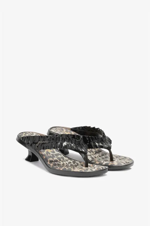 GANNI Melissa Thong Heeled Sandals