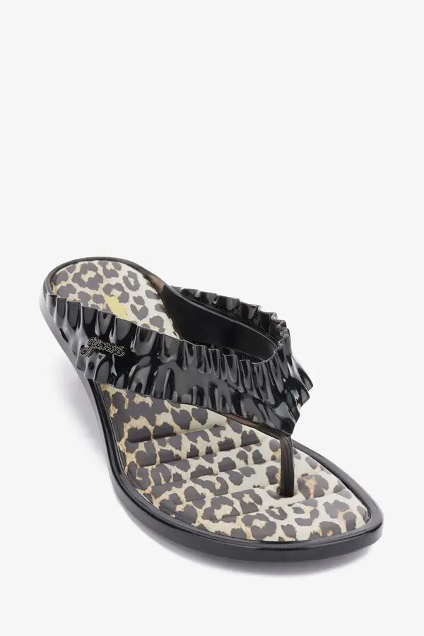 GANNI Melissa Thong Heeled Sandals