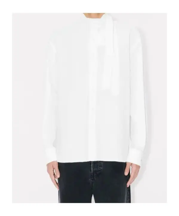 Kenzo Decorative Tie Long-sleeved Shirt
