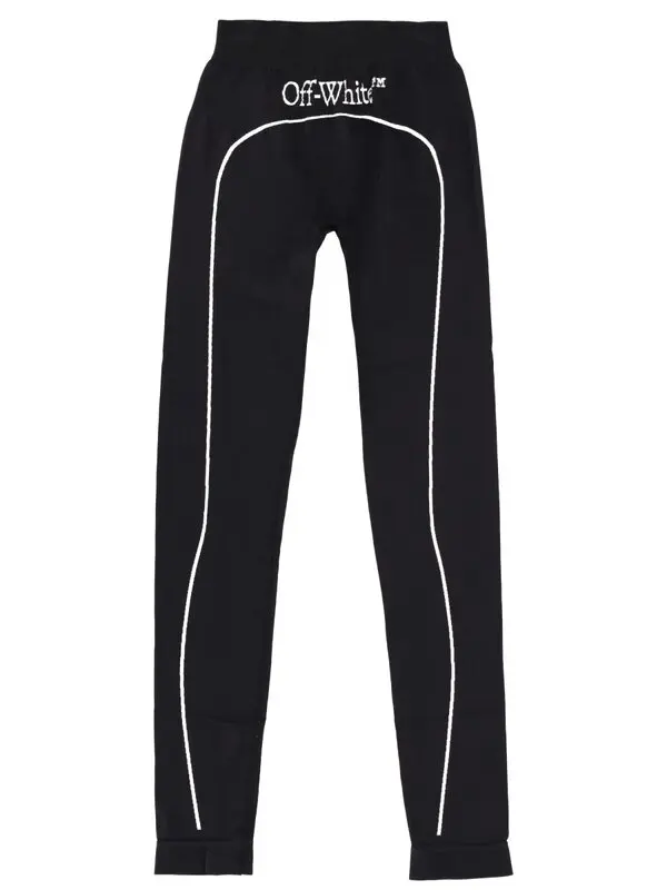 Off-White Logo Trim Slim Fit Pants