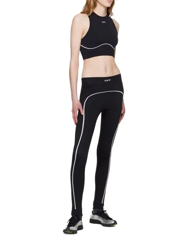 Off-White Logo Trim Slim Fit Pants