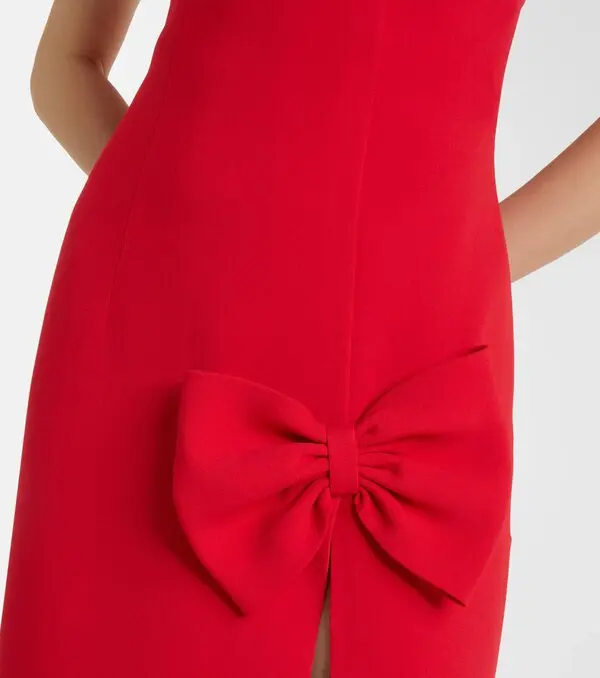 Alessandra Rich Bow-detail Cady Gown