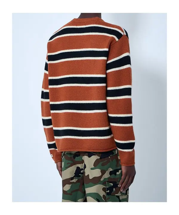 StÜssy Striped Wool-blend Sweater