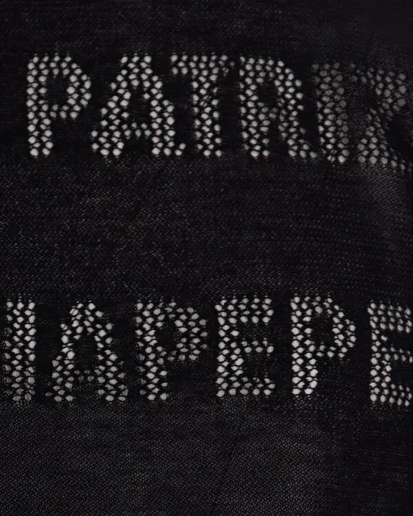 Patrizia Pepe Perforated Detail Long Sleeve Sweater