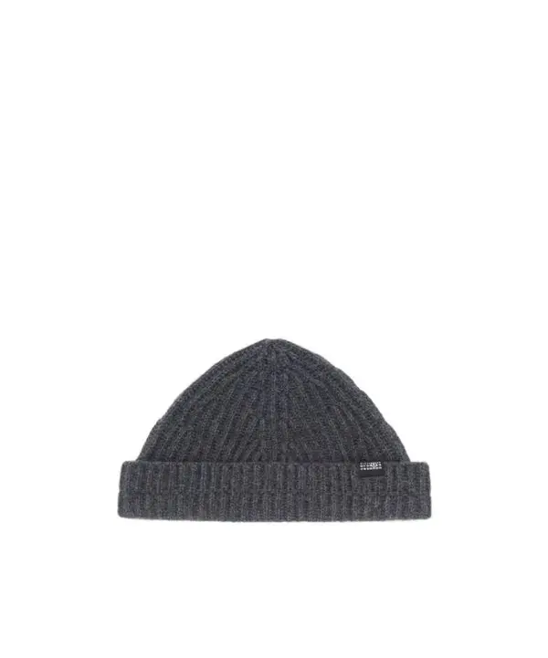 MAISON MARGIELA Ribbed-knit Beanie Hat