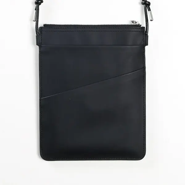 Y3 Logo Printed Zip-up Crossbody Bag