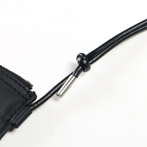 Y3 Logo Printed Zip-up Crossbody Bag