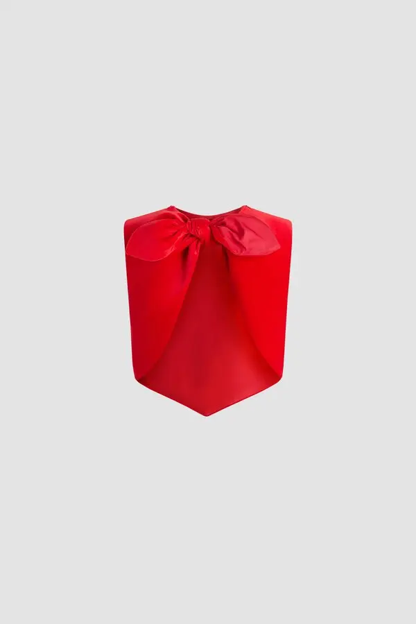 PATOU Bow-detail Sleeveless Top