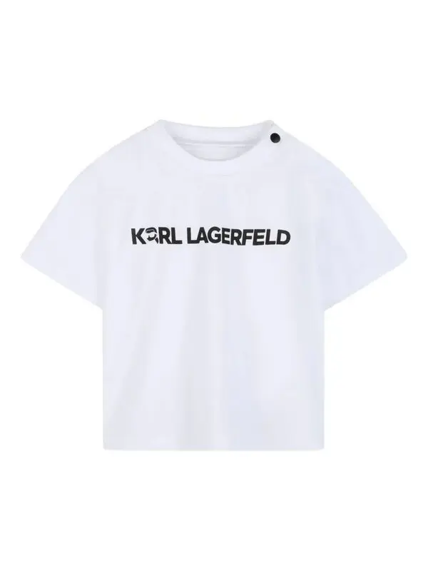 Karl Lagerfeld Short Set With Graphic Print