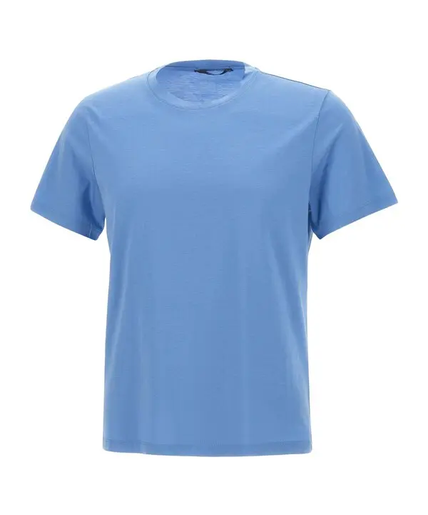 KANGRA Crew Neck Short Sleeve T-shirt - Sky Blue
