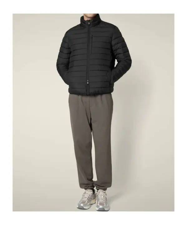 SAVE THE DUCK Stand Collar Zipper Cotton-padded Jacket
