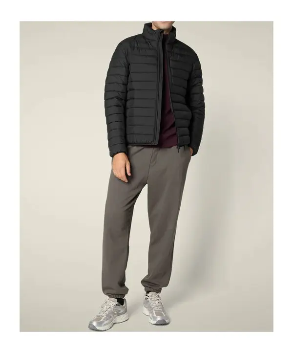 SAVE THE DUCK Stand Collar Zipper Cotton-padded Jacket