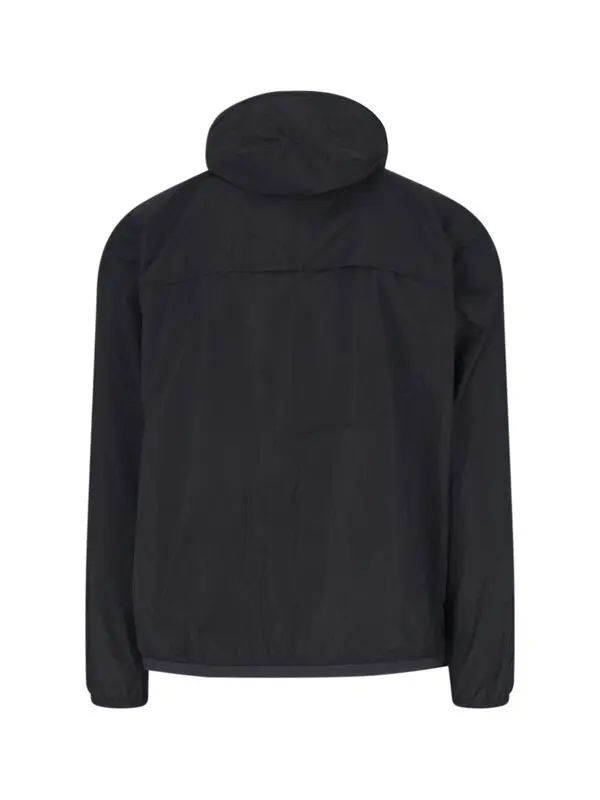 K-WAY Packable Hooded Jacket - Black