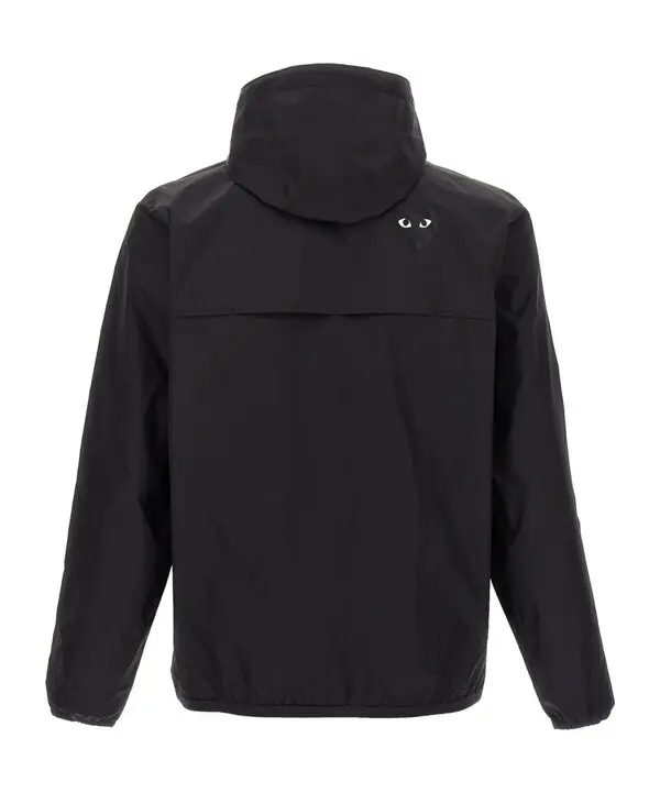 Play Comme Des Garcon Comme Des Garçons Play X K-way Co-branded Hooded Casual Jacket