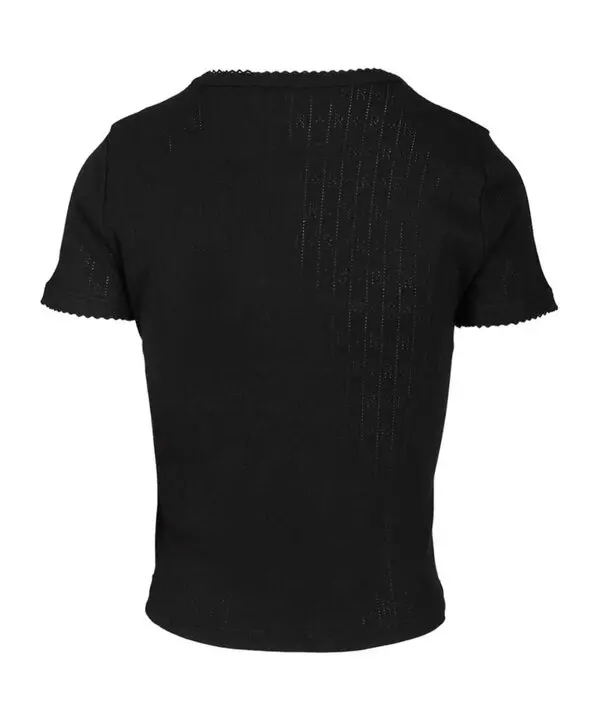 ROTATE BY BIRGER CHRISTENSEN Pointelle Fitted Top