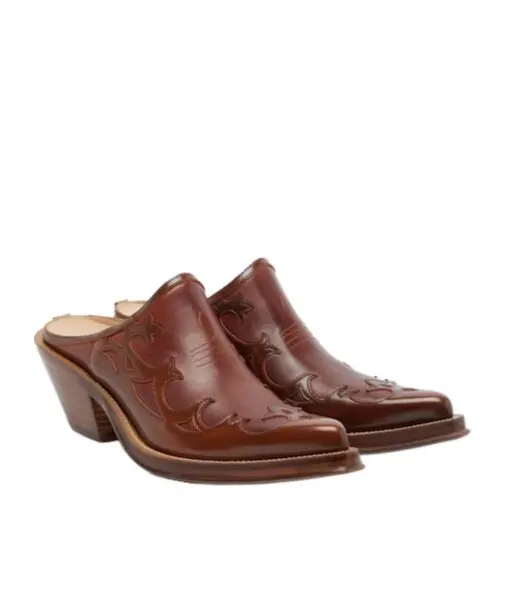 Gabriela Hearst Temperance Leather Mules - Brown