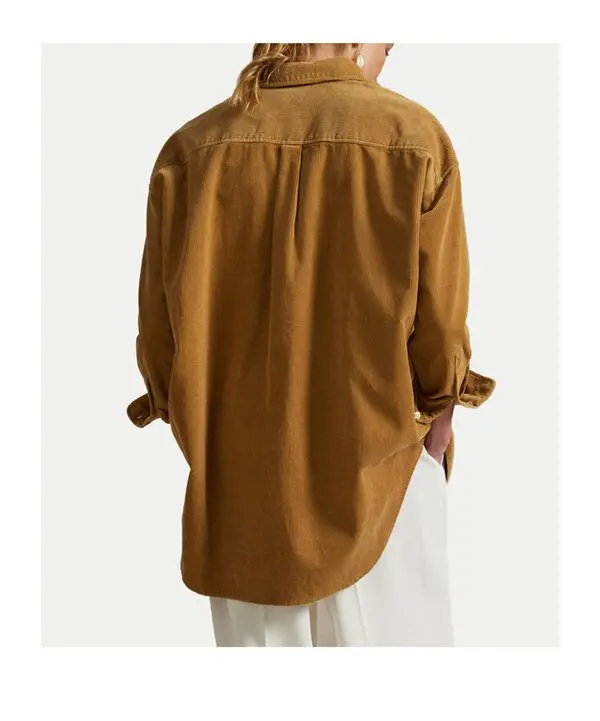 Polo Ralph Lauren Oversized Corduroy Shirt With Lapel Collar