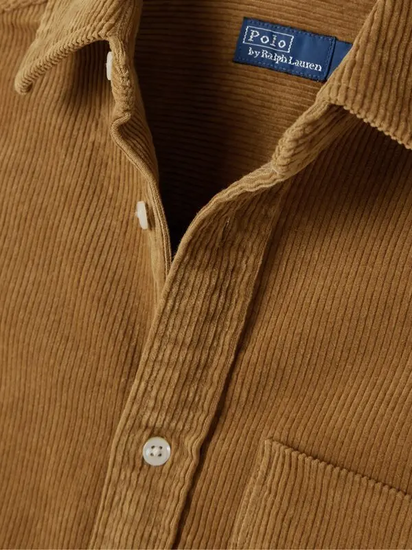 Polo Ralph Lauren Oversized Corduroy Shirt With Lapel Collar
