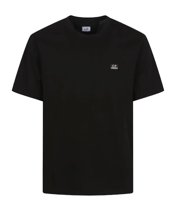 C.P. COMPANY Logo Patch T-shirt - Black