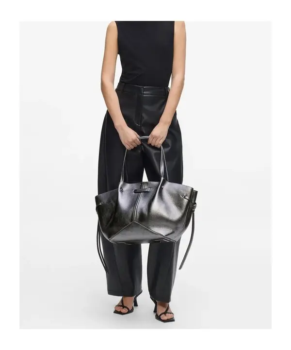 Karl Lagerfeld K/pierced Metallic Tote Bag