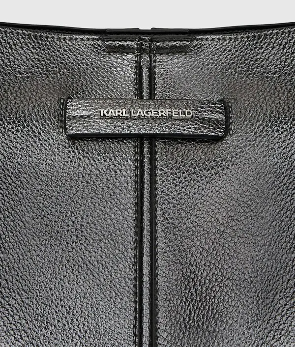 Karl Lagerfeld K/pierced Metallic Tote Bag