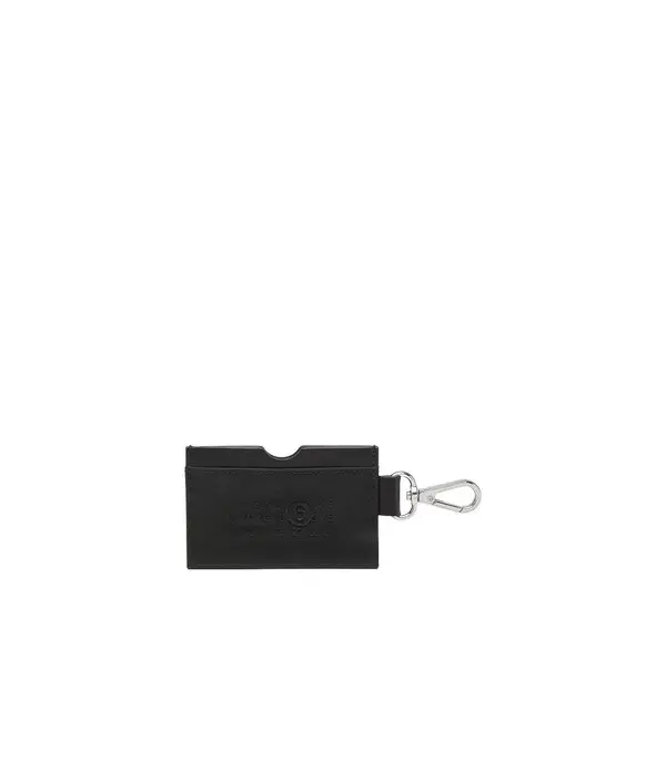 MAISON MARGIELA Numeric Embroidered Keyring - Black