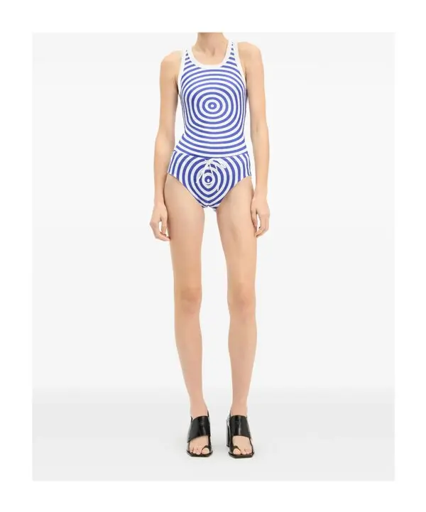 JEAN PAUL GAULTIER Striped Crew Neck Vest