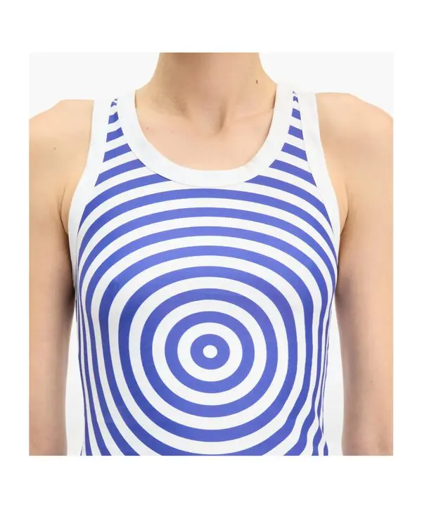 JEAN PAUL GAULTIER Striped Crew Neck Vest