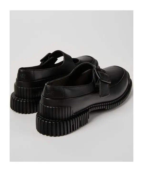 Camper Round-toe Buckle Loafers
