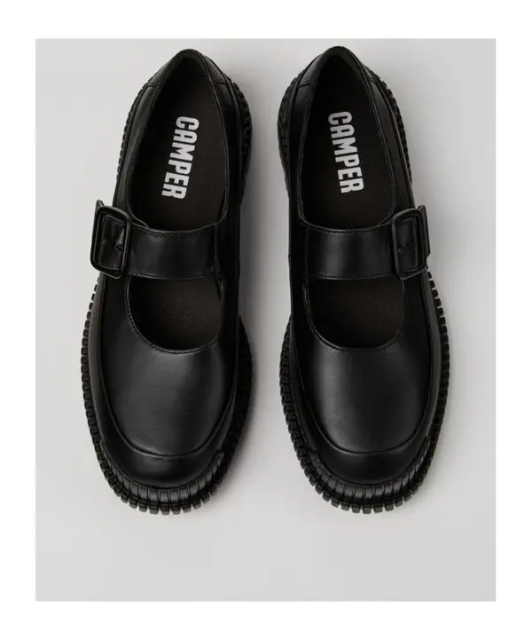 Camper Round-toe Buckle Loafers