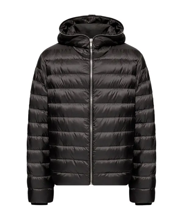 Moncler Rick Owens Ziplock Hooded Short Down Jacket