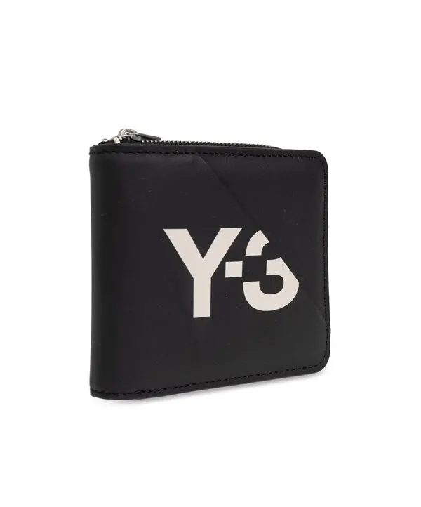Y3 Logo Printed Zip-around Wallet