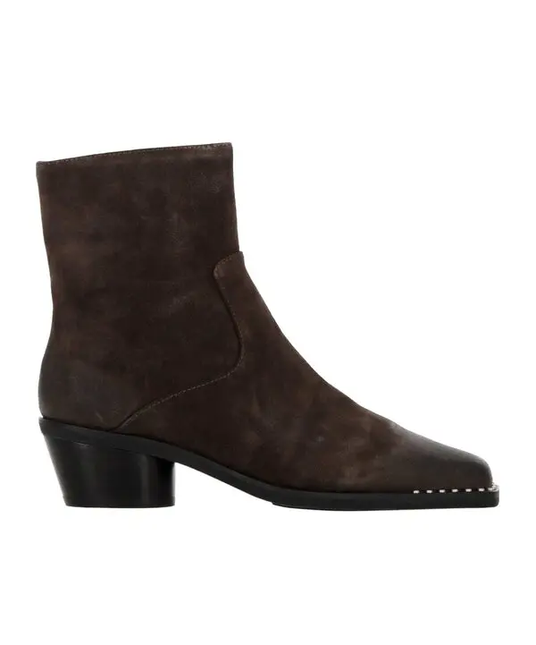 Ash Chunky-heeled Ankle Boots - Black