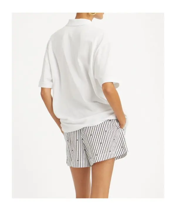 ROTATE BY BIRGER CHRISTENSEN Short-sleeved Logo Polo Shirt